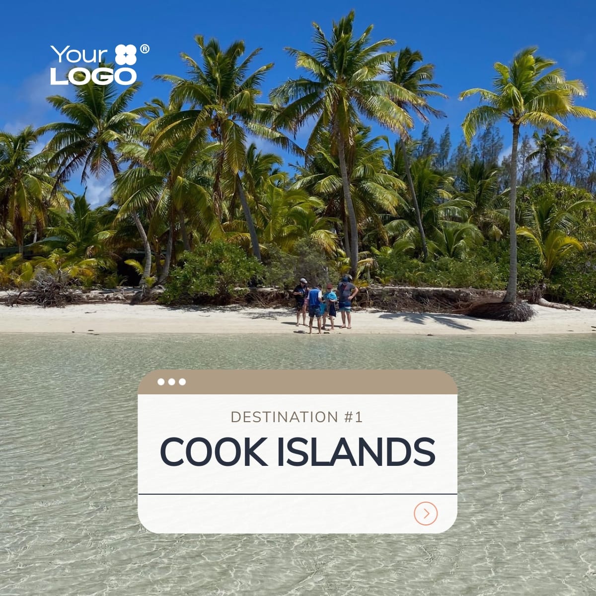 5 Safest Travel Destinations Instagram Carousel Post Template | Visme