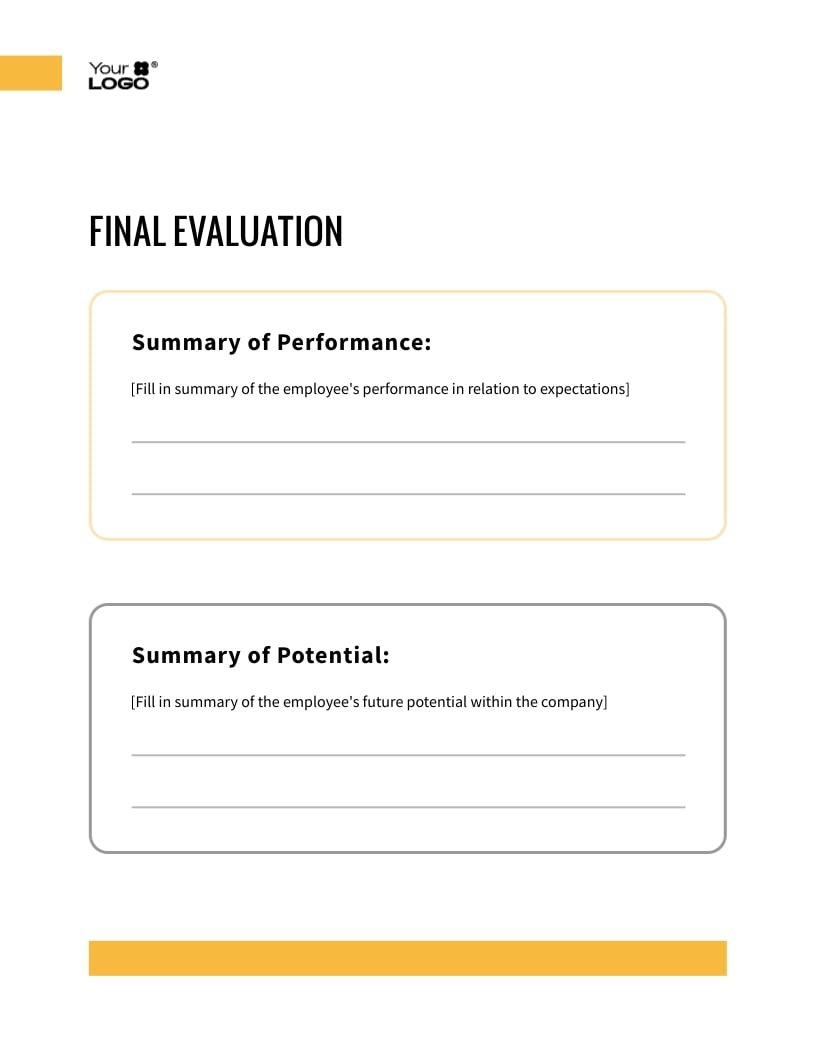 9 Box Employee Evaluation Template | Visme