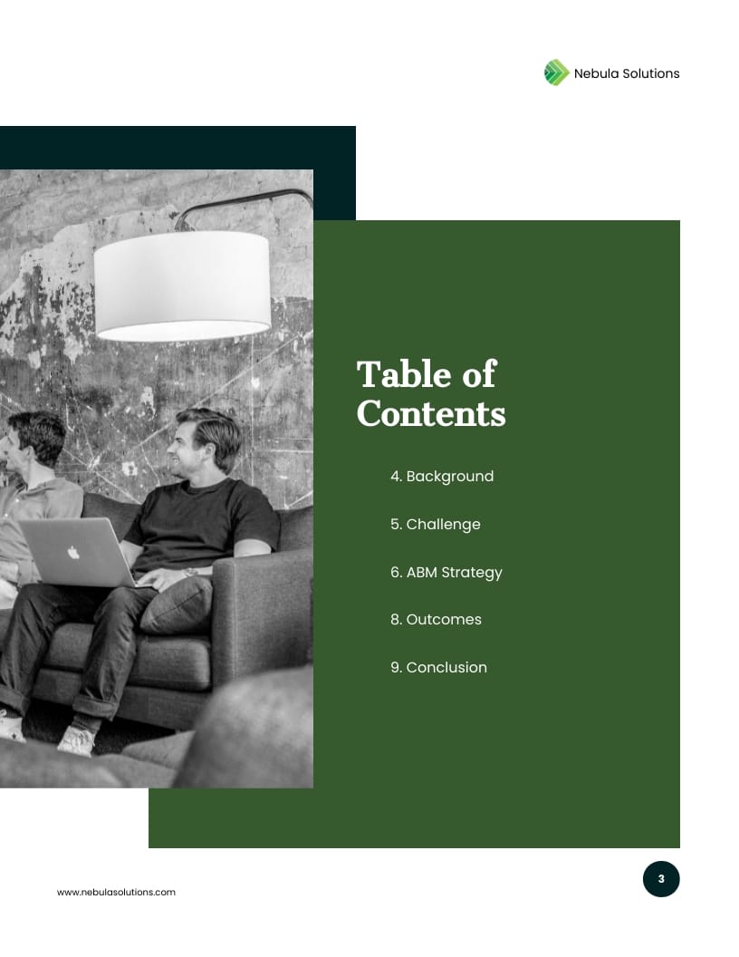 ABM Success Case Study Template | Visme