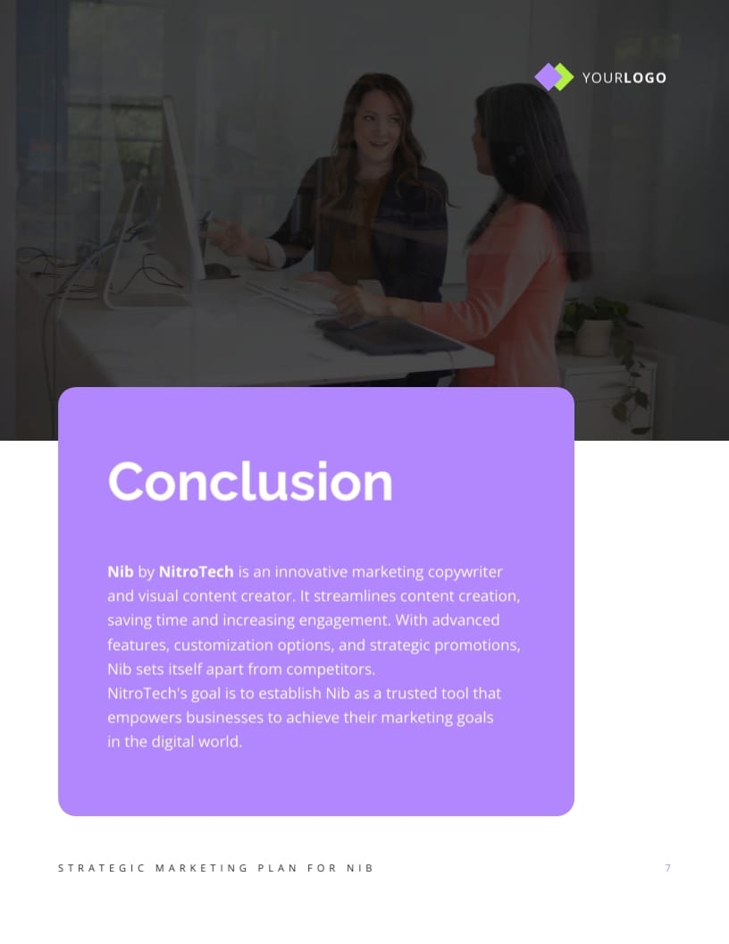 AI Tech Strategic Marketing Plan Template | Visme