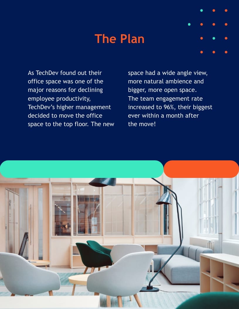 AI Workplace Sensors Case Study Template | Visme