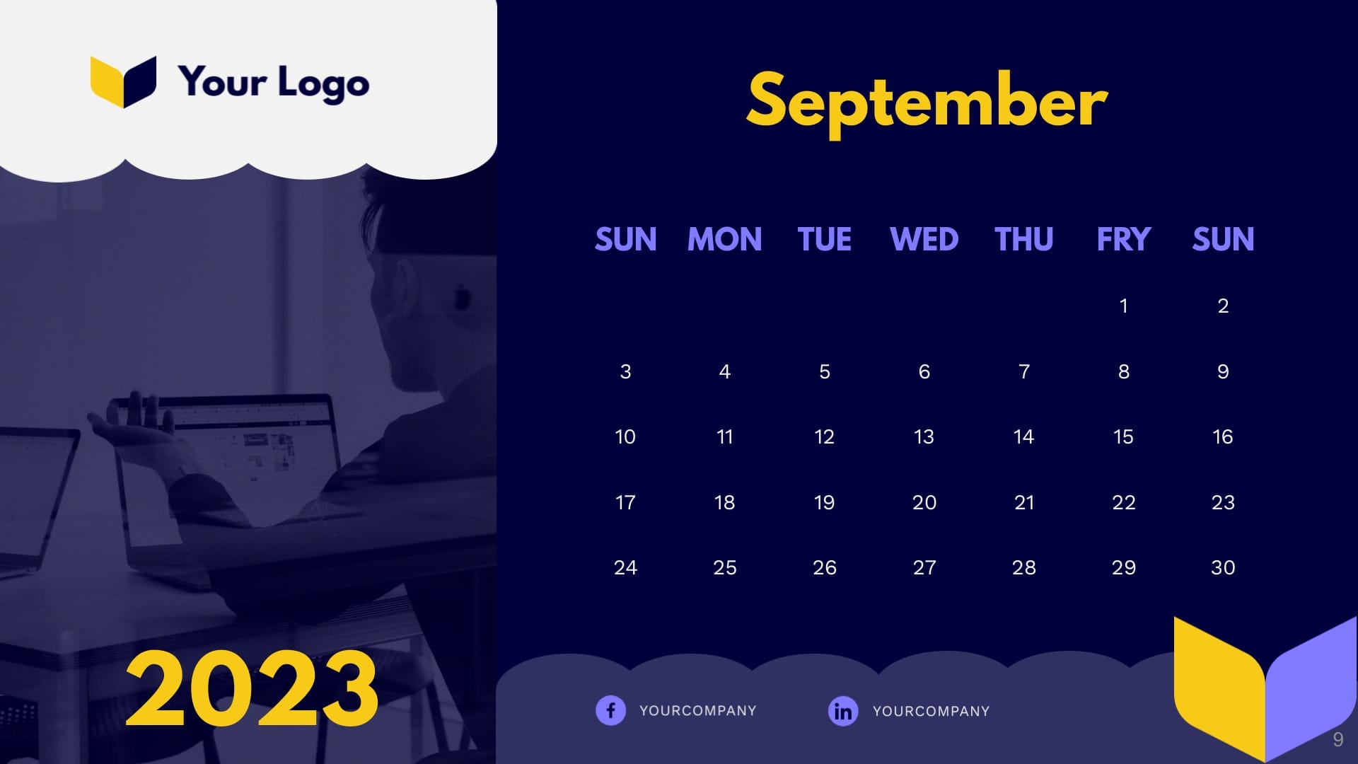 Accounting Firm Calendar Template | Visme