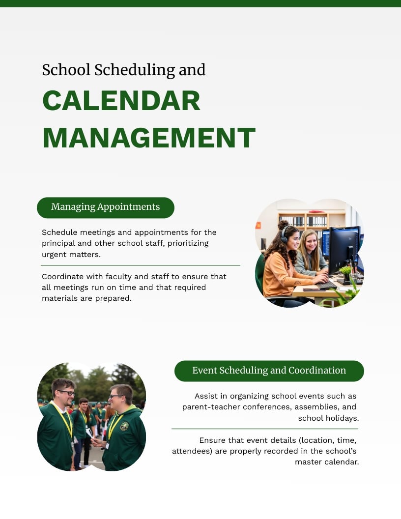 Administrative Assistant Training Manual Template | Visme