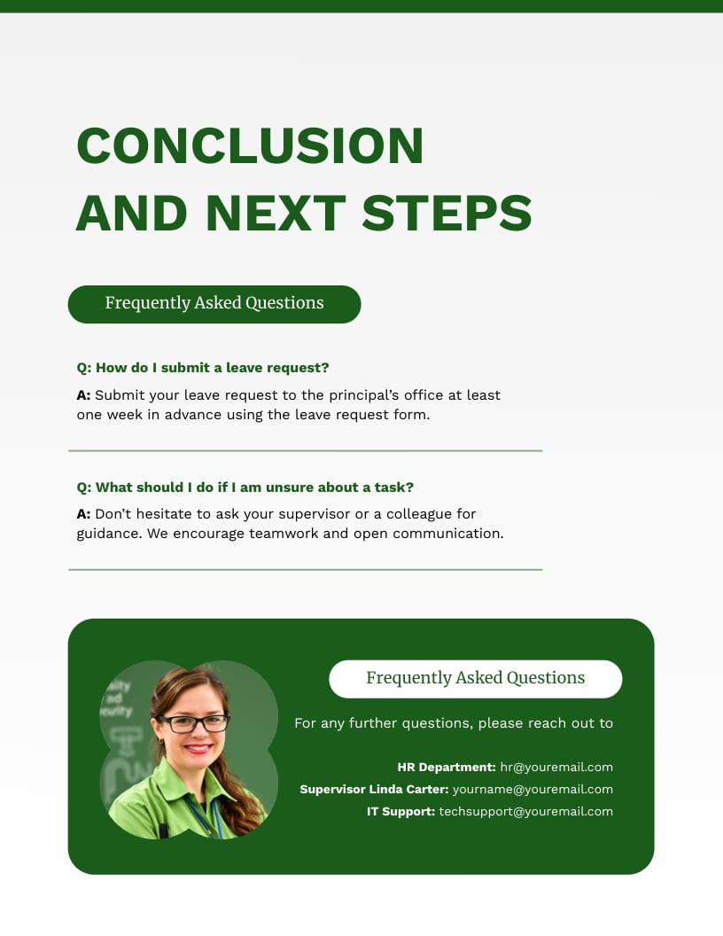 Administrative Assistant Training Manual Template | Visme