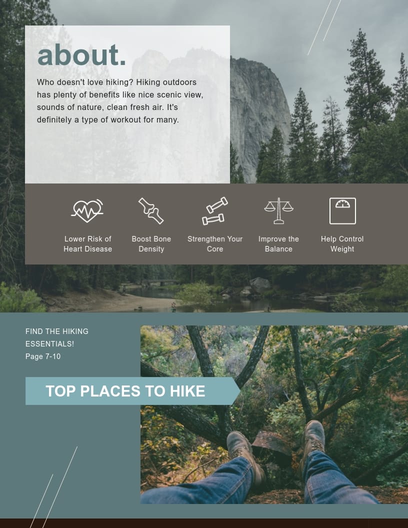 Adventure - Magazine Cover Template | Visme