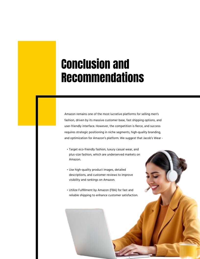 Amazon Market Research Report Template | Visme