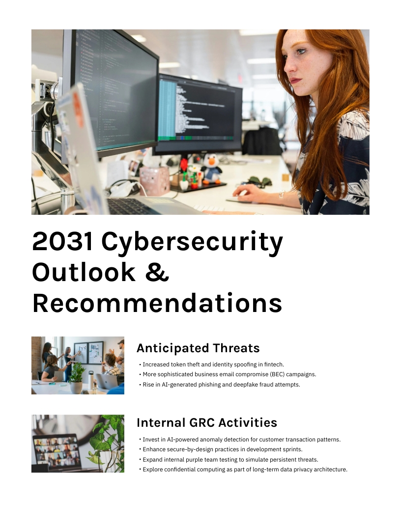 Annual Cybersecurity Report Template | Visme