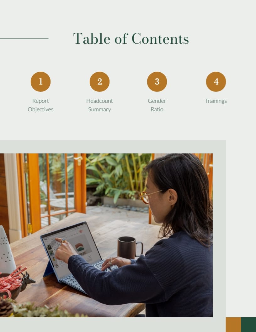 Annual HR Report Template | Visme