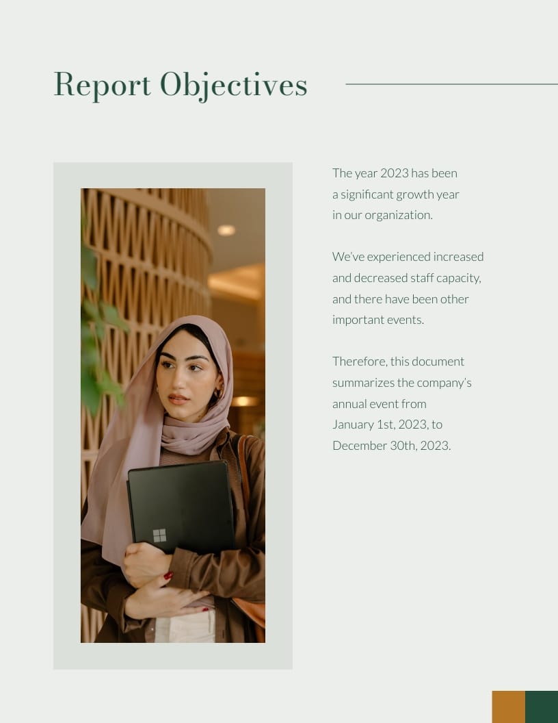 Annual HR Report Template | Visme