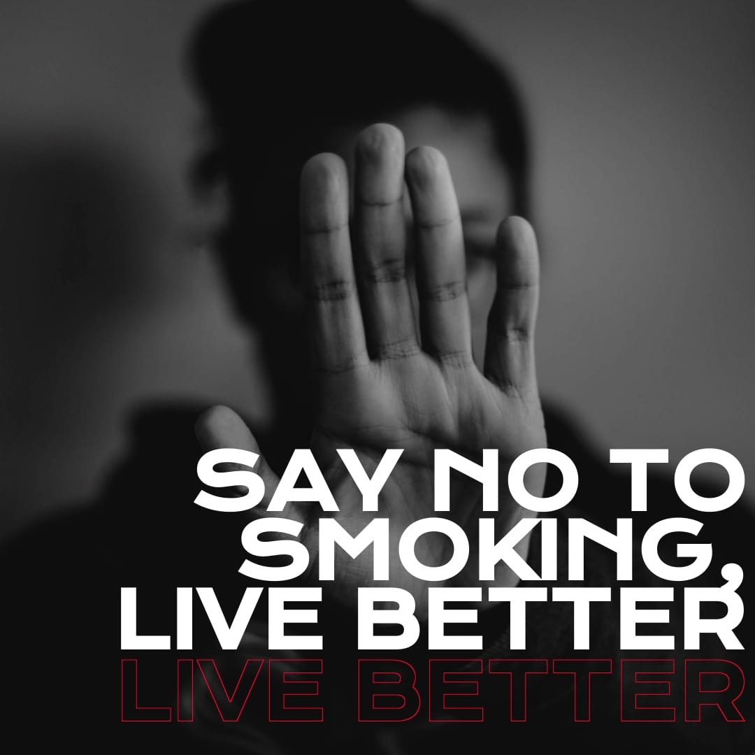 Anti-Smoking Awareness Instagram Carousel Post Template | Visme