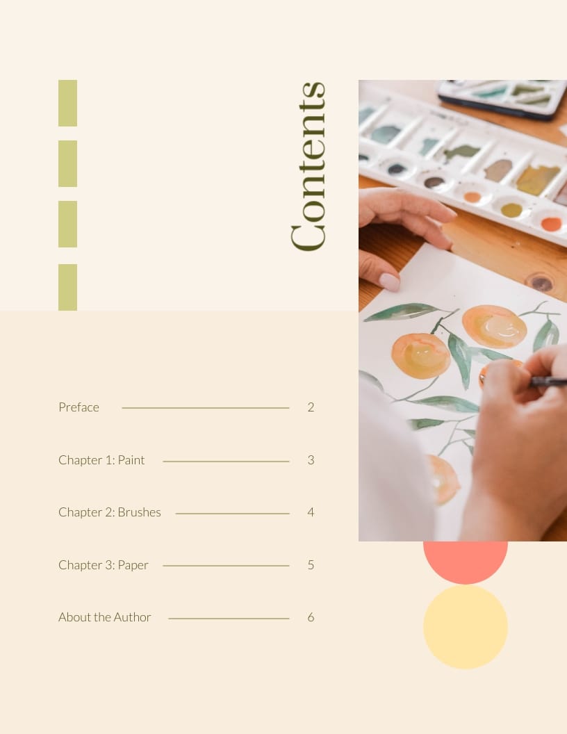 Art Ebook Template | Visme