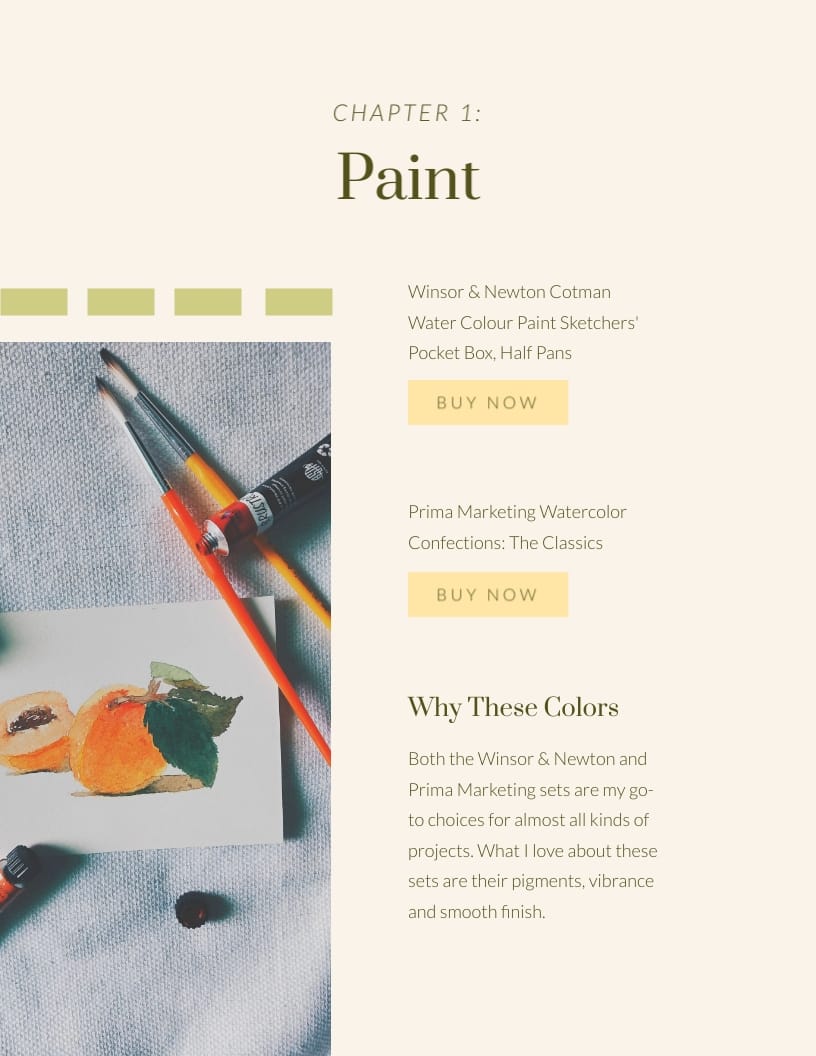 Art Ebook Template | Visme