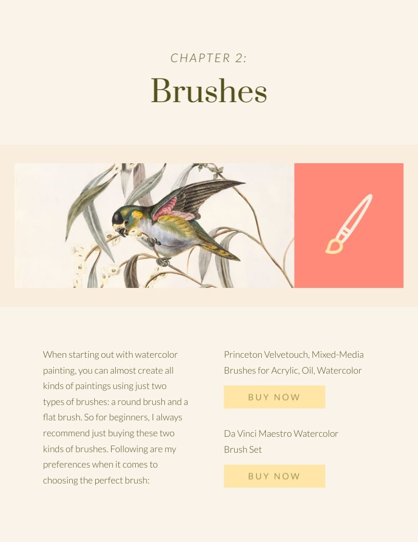 Art Ebook Template | Visme