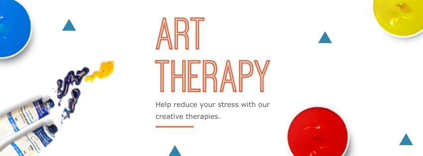 Art Therapy Facebook Cover Template | Visme