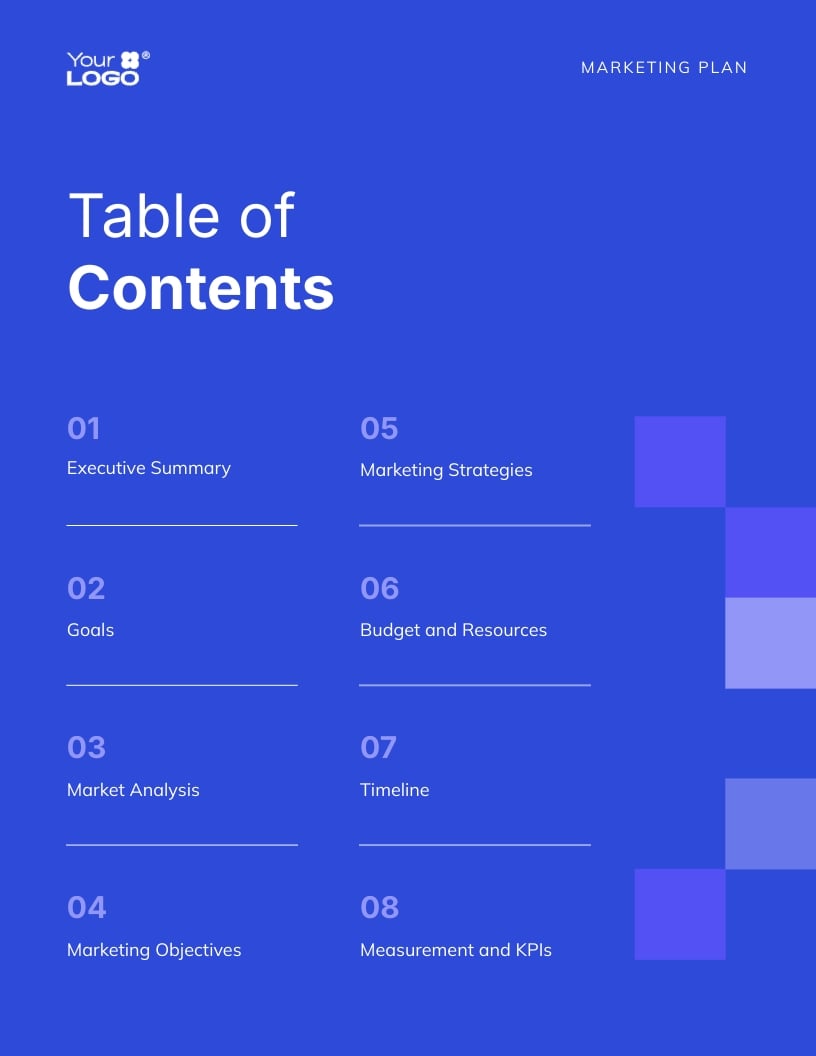 B2B Content Marketing Plan Template | Visme