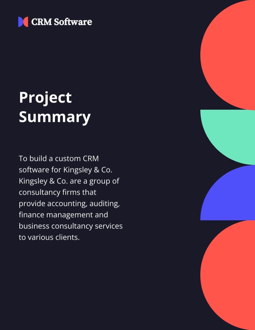 B2B Project Progress Report Template Visme