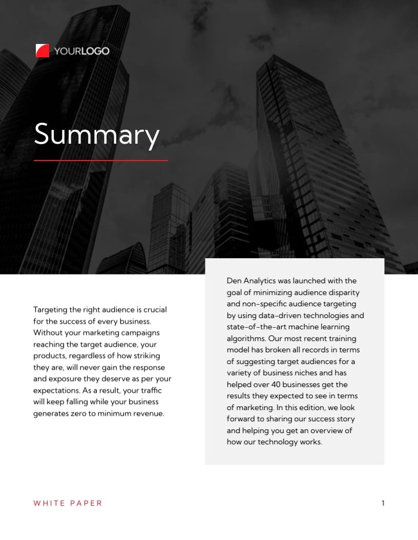 B2B Whitepaper Template | Visme