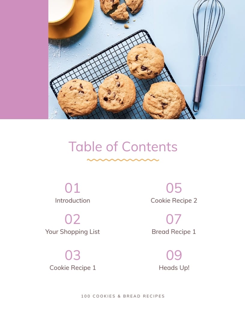 Baking Cookbook Ebook Template | Visme