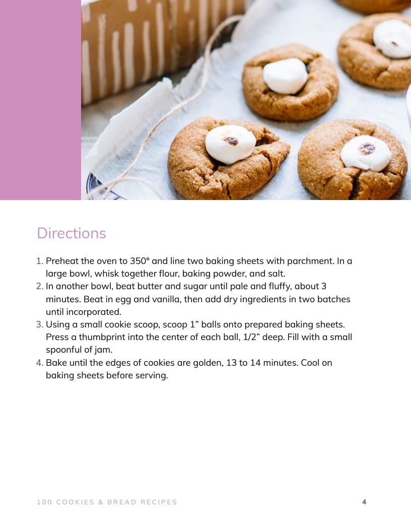 Baking Cookbook Ebook Template | Visme