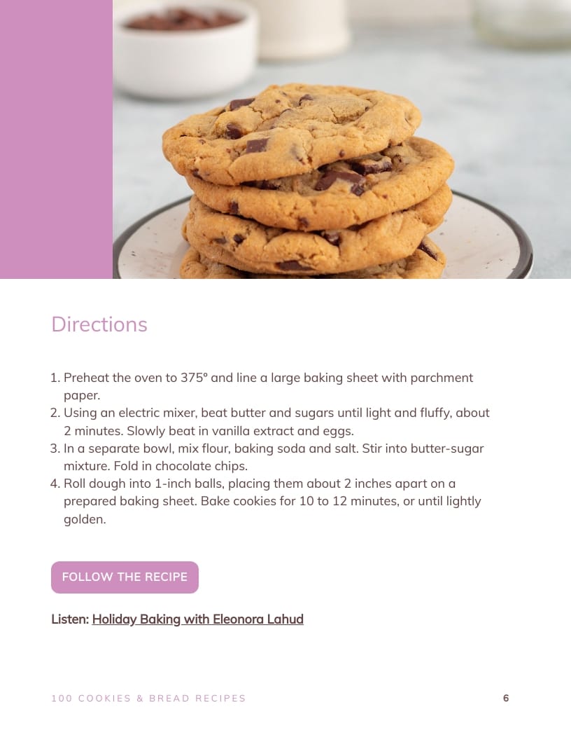 Baking Cookbook Ebook Template | Visme