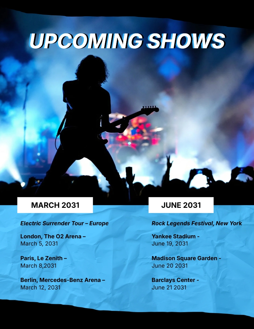 Band Press Kit Template | Visme