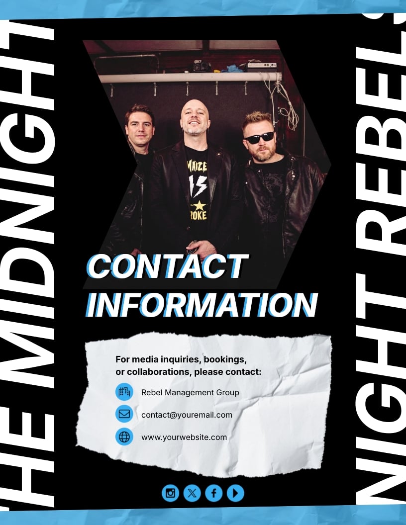 Band Press Kit Template | Visme