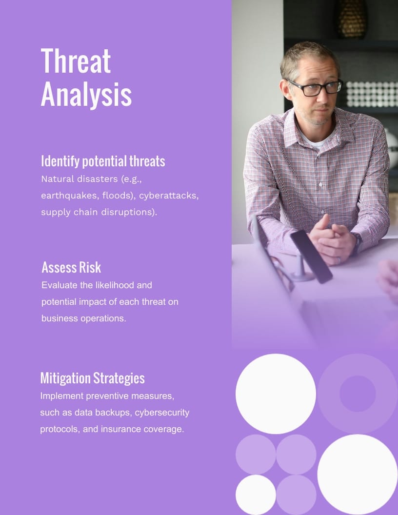 Basic Business Continuity Plan Template | Visme