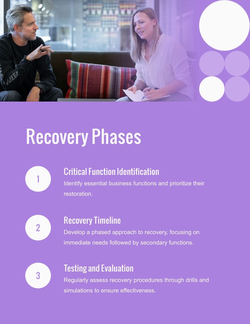 Basic Business Continuity Plan Template | Visme