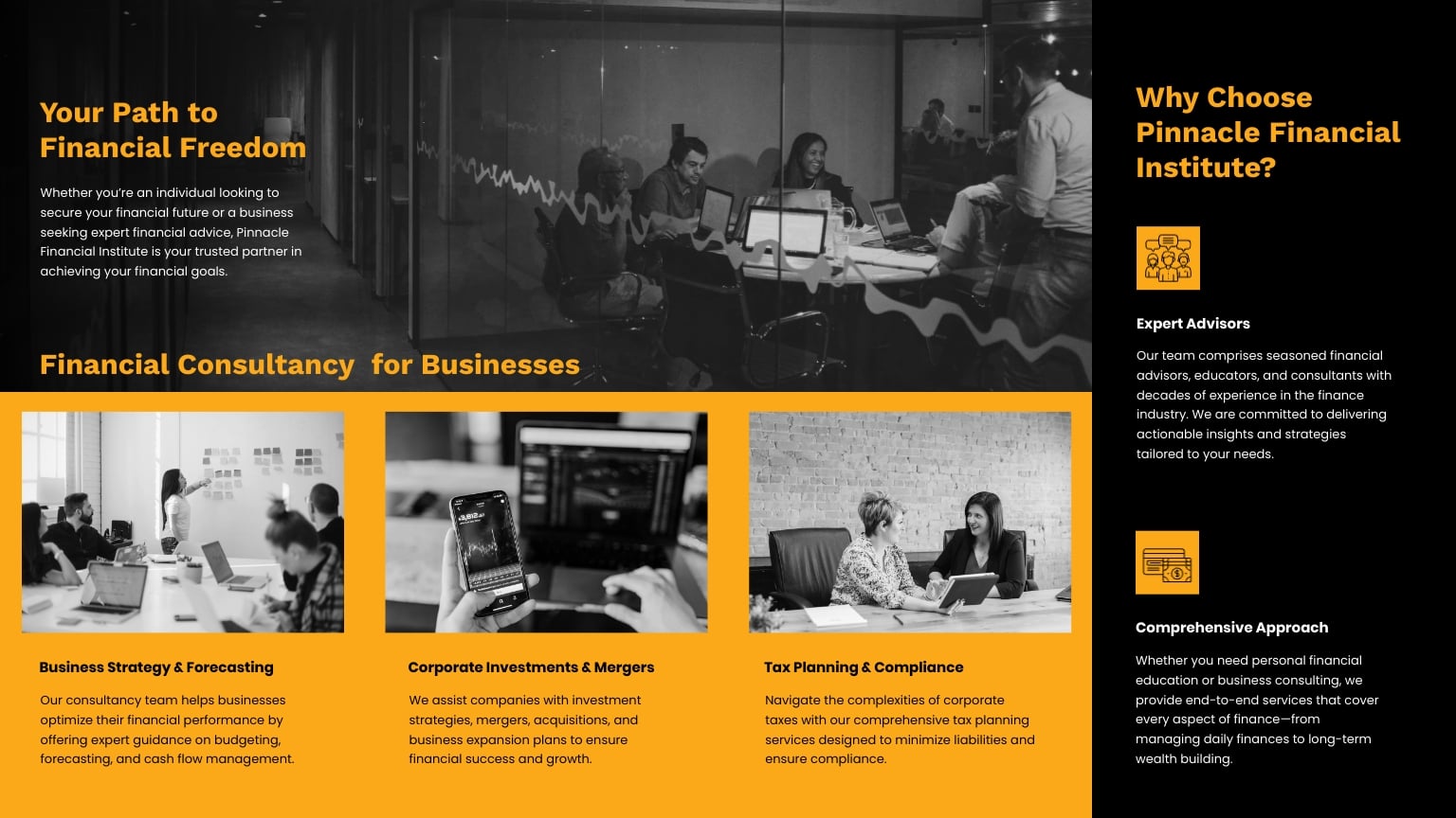 Basic Double Gate Fold Brochure Template | Visme