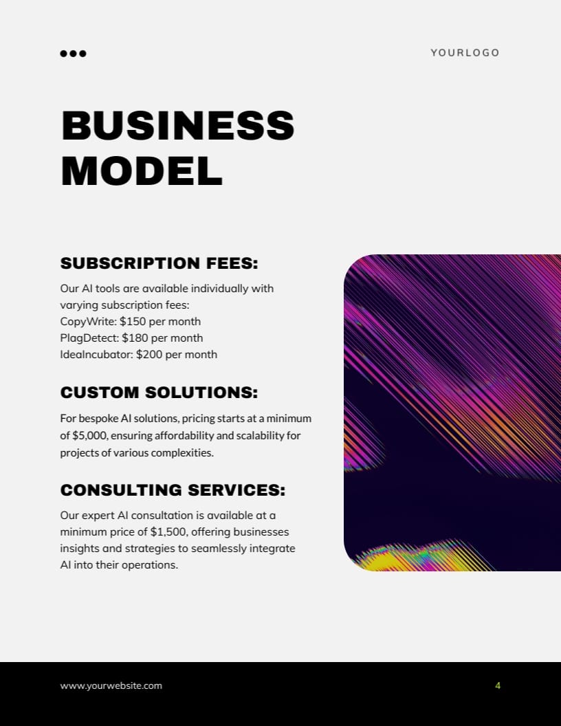 Basic Investment Proposal Template | Visme