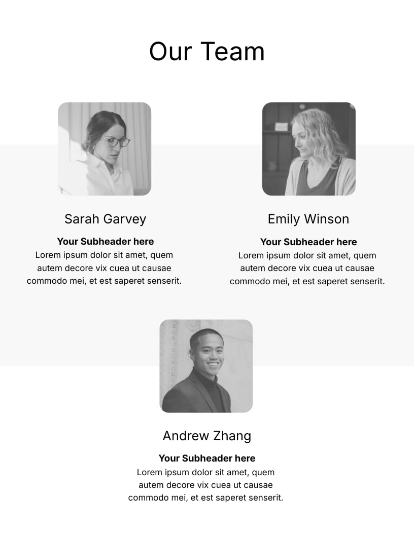 Basic Simple Proposal Template | Visme