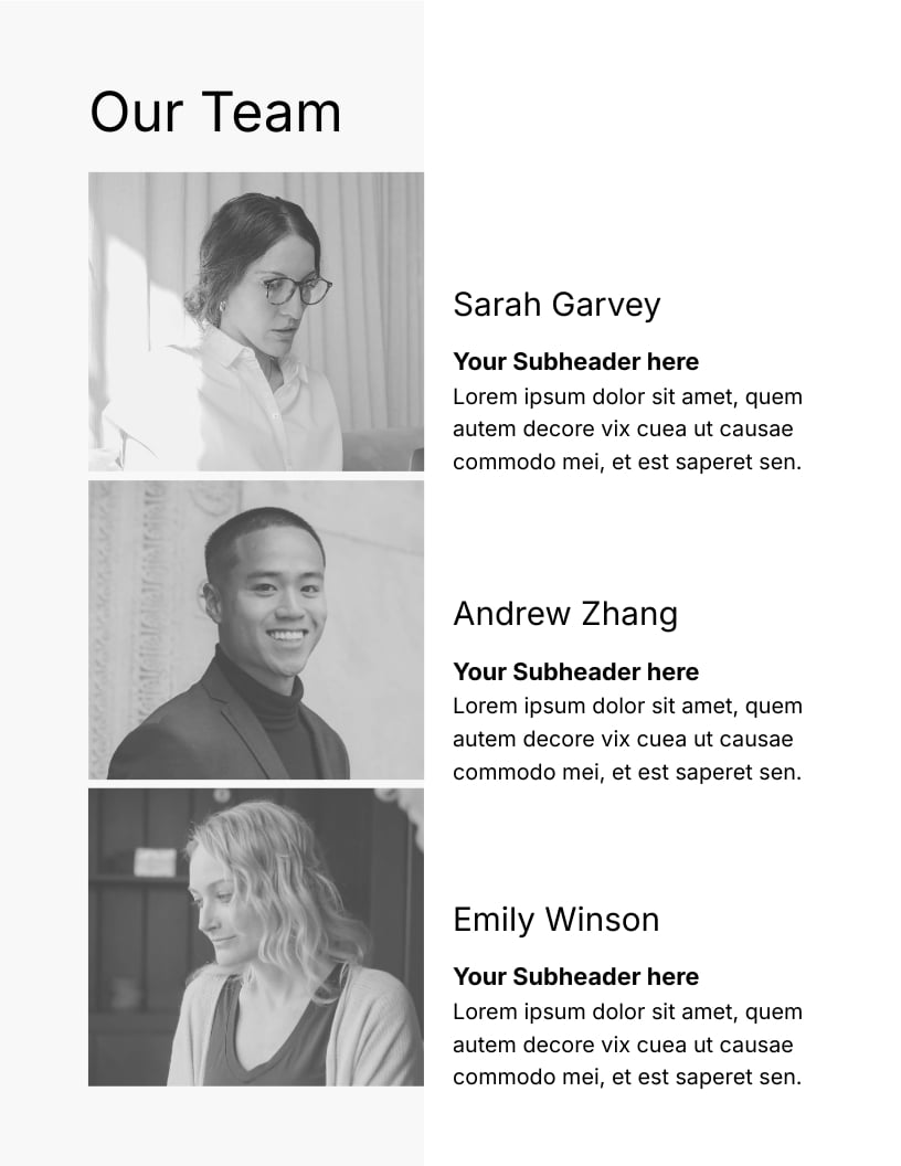 Basic Simple Proposal Template | Visme