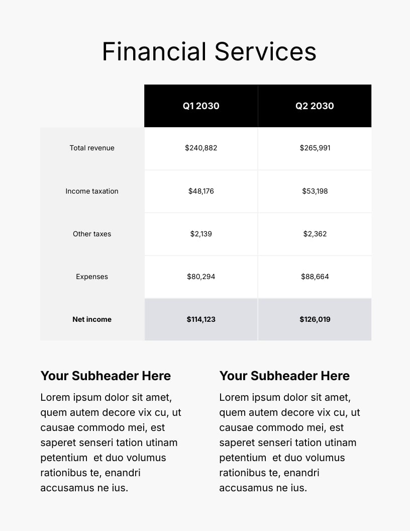 Basic Simple Proposal Template | Visme