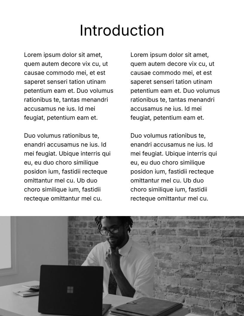 Basic Simple Proposal Template | Visme