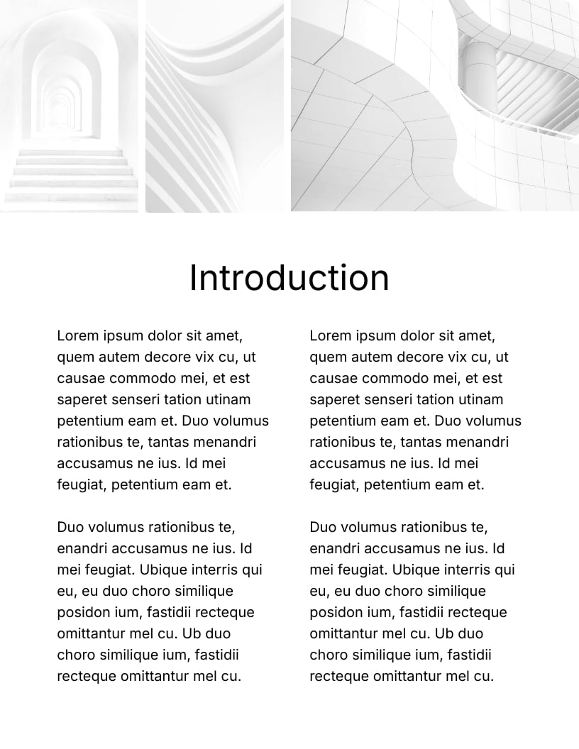 Basic Simple Proposal Template | Visme