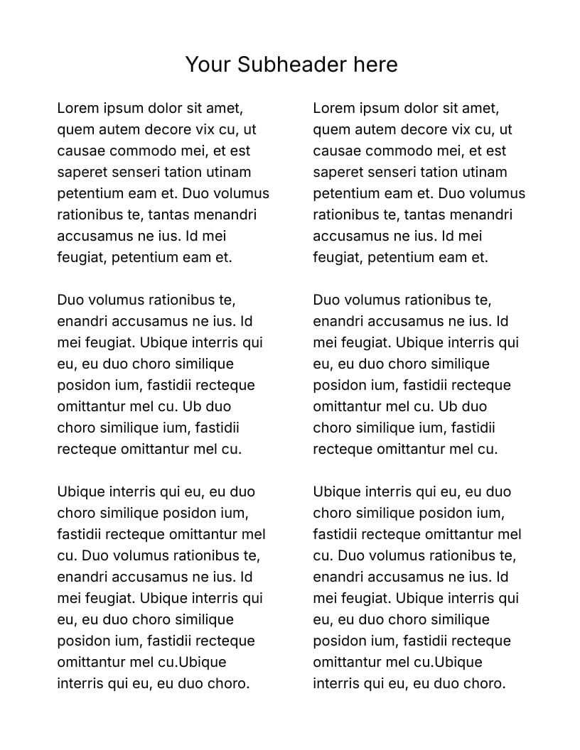 Basic Simple Proposal Template | Visme