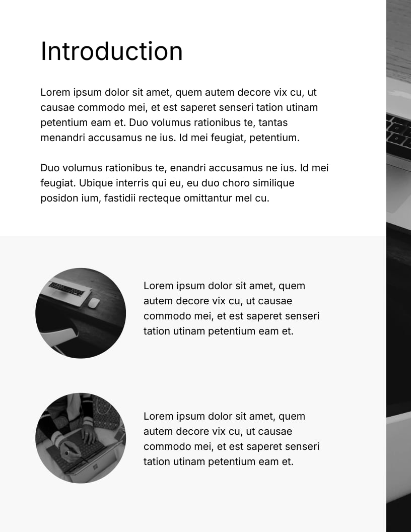 Basic Simple Proposal Template | Visme