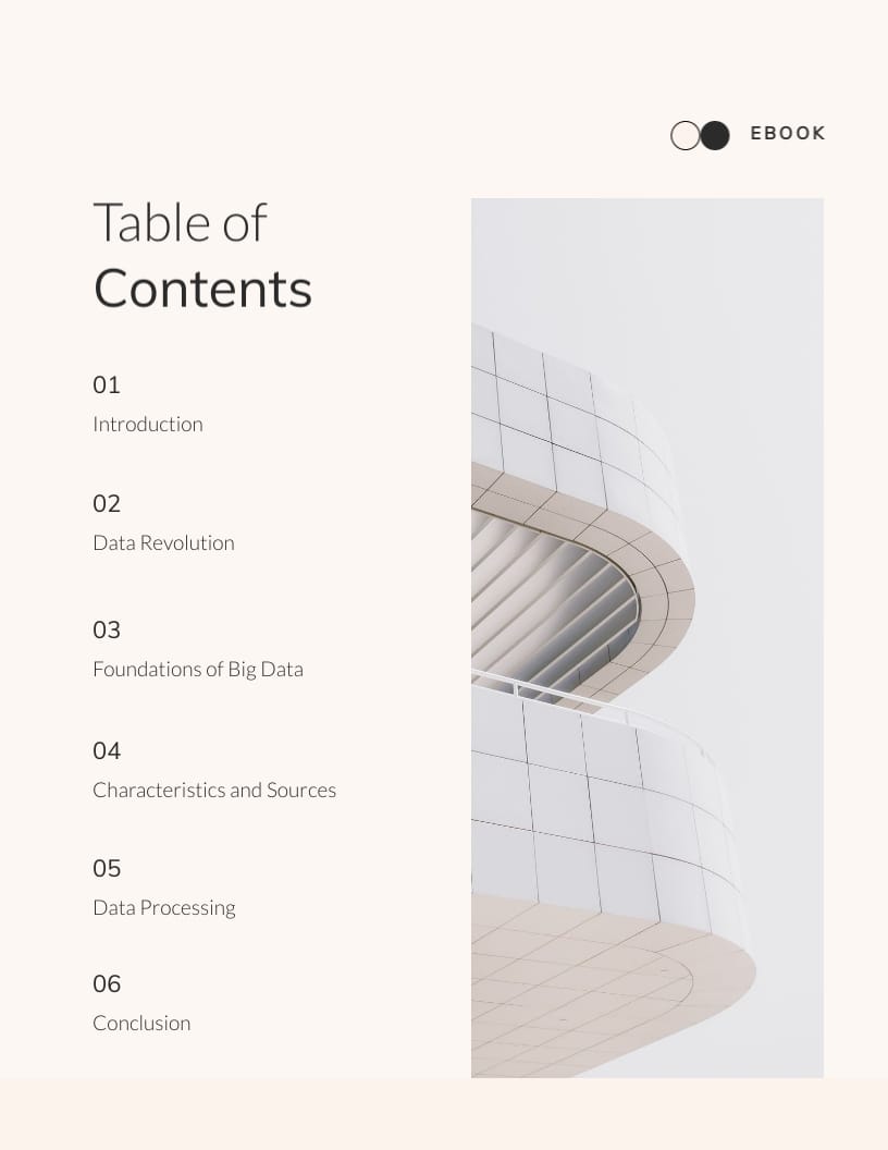 Big Data Ebook Template | Visme