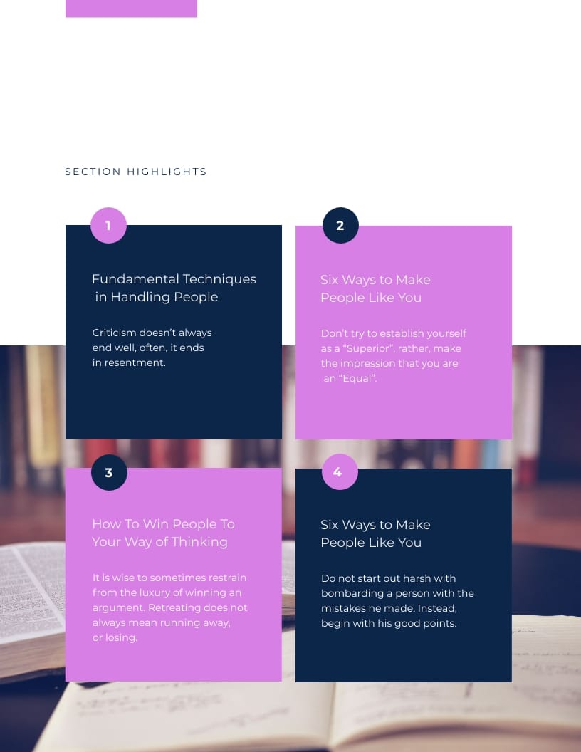 Blue and Pink Non-Fiction Book Report Template | Visme