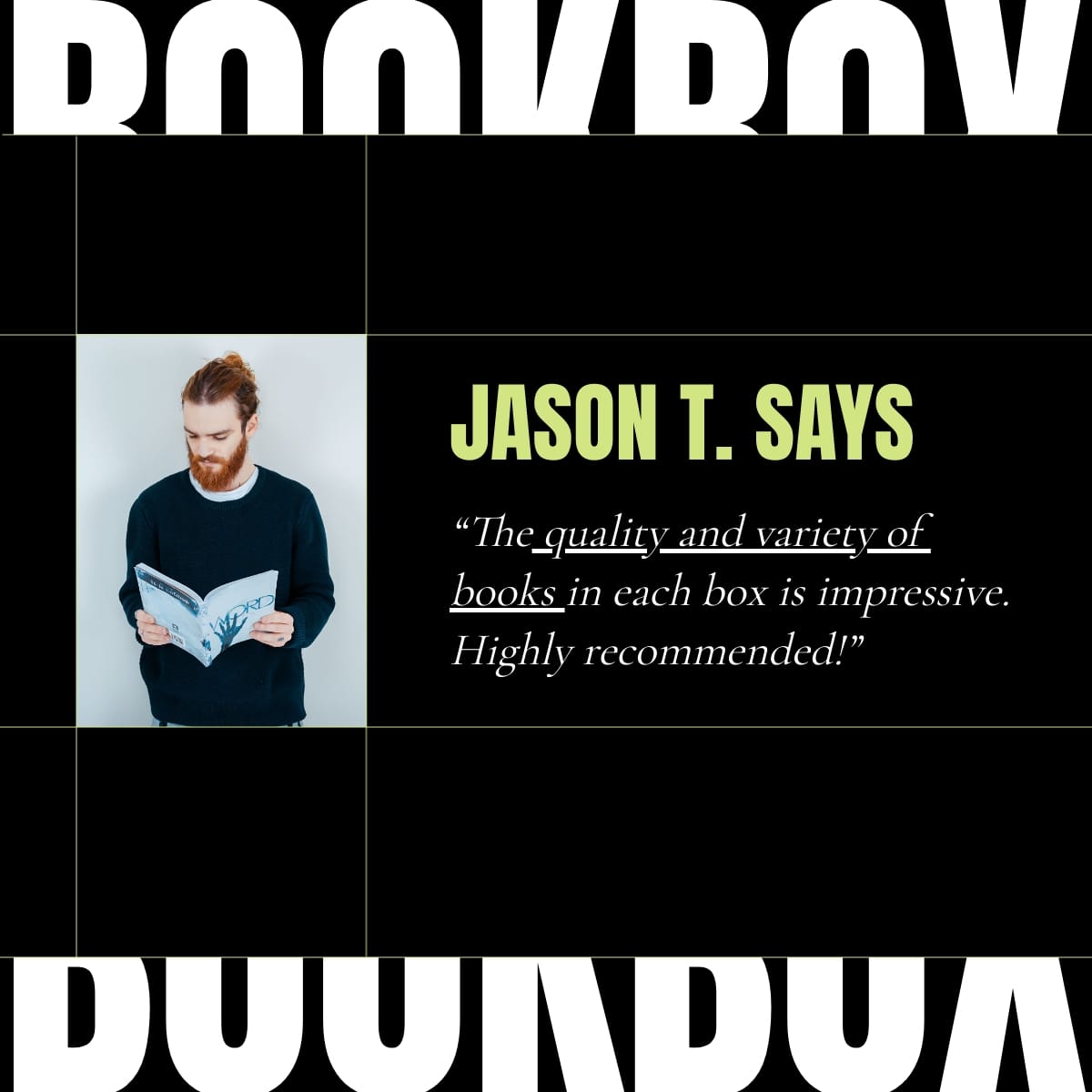 Book Subscription Instagram Carousel Template | Visme