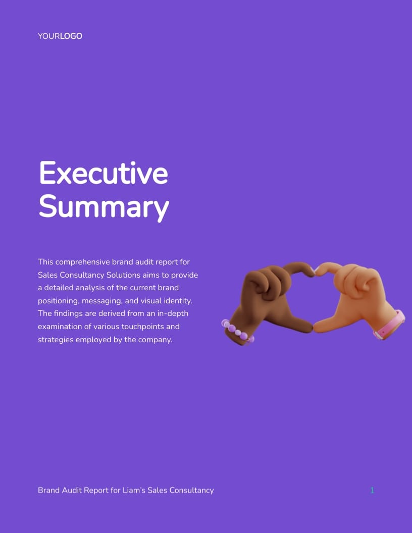 Brand Audit Report Template | Visme