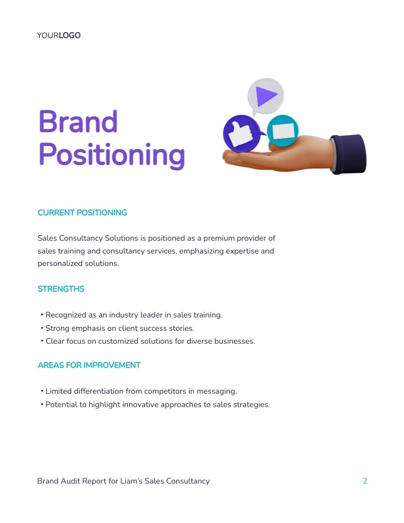 Brand Audit Report Template | Visme