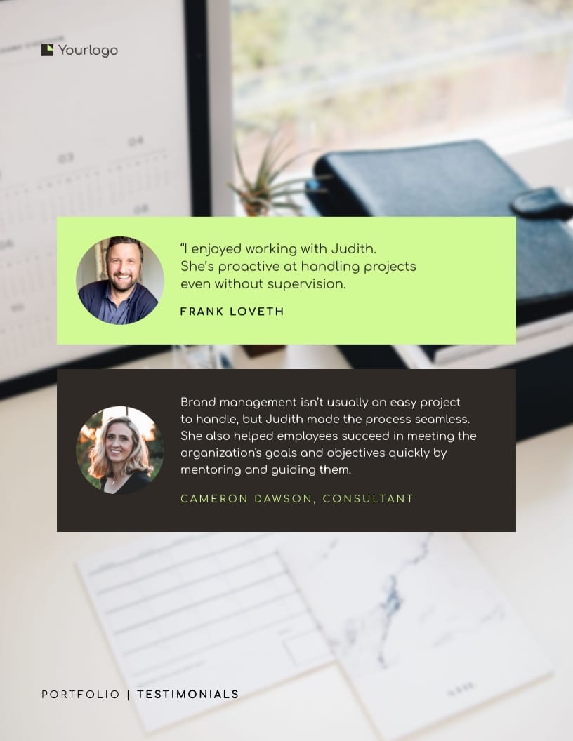 Brand Management Portfolio Template | Visme