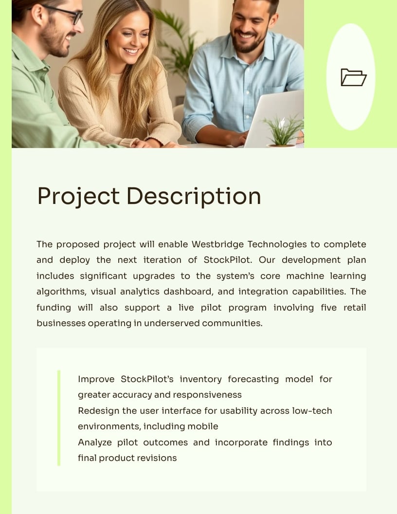 Business Grant Proposal Template | Visme