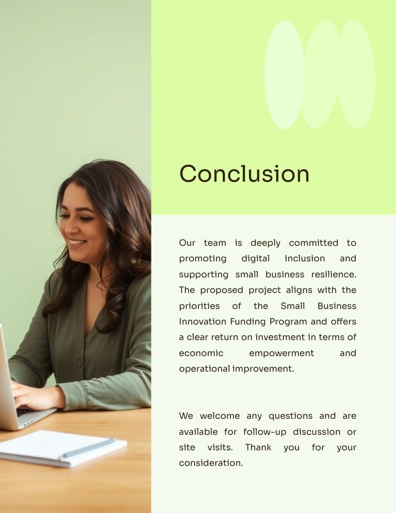 Business Grant Proposal Template | Visme