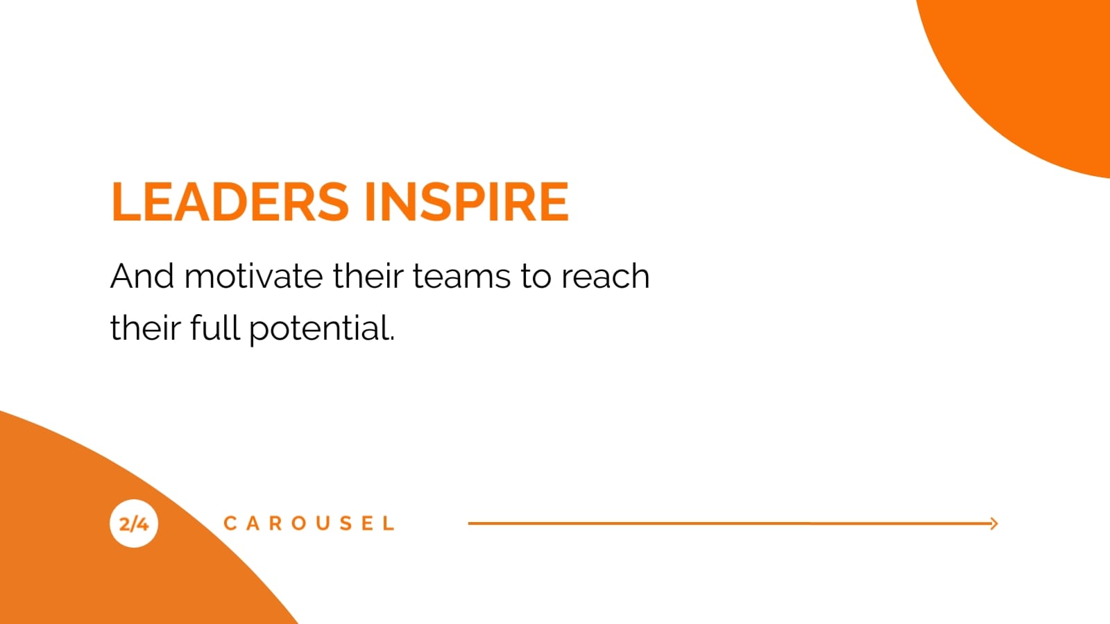 Business Leadership Twitter Carousel Post Template | Visme