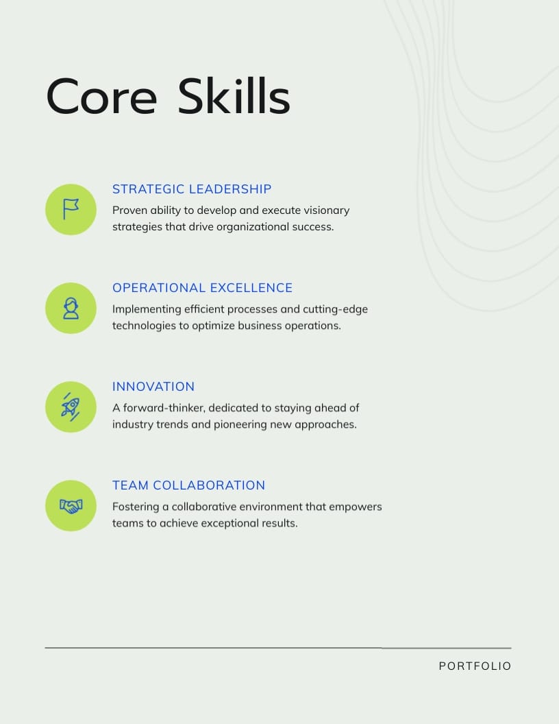 CEO Portfolio Template | Visme