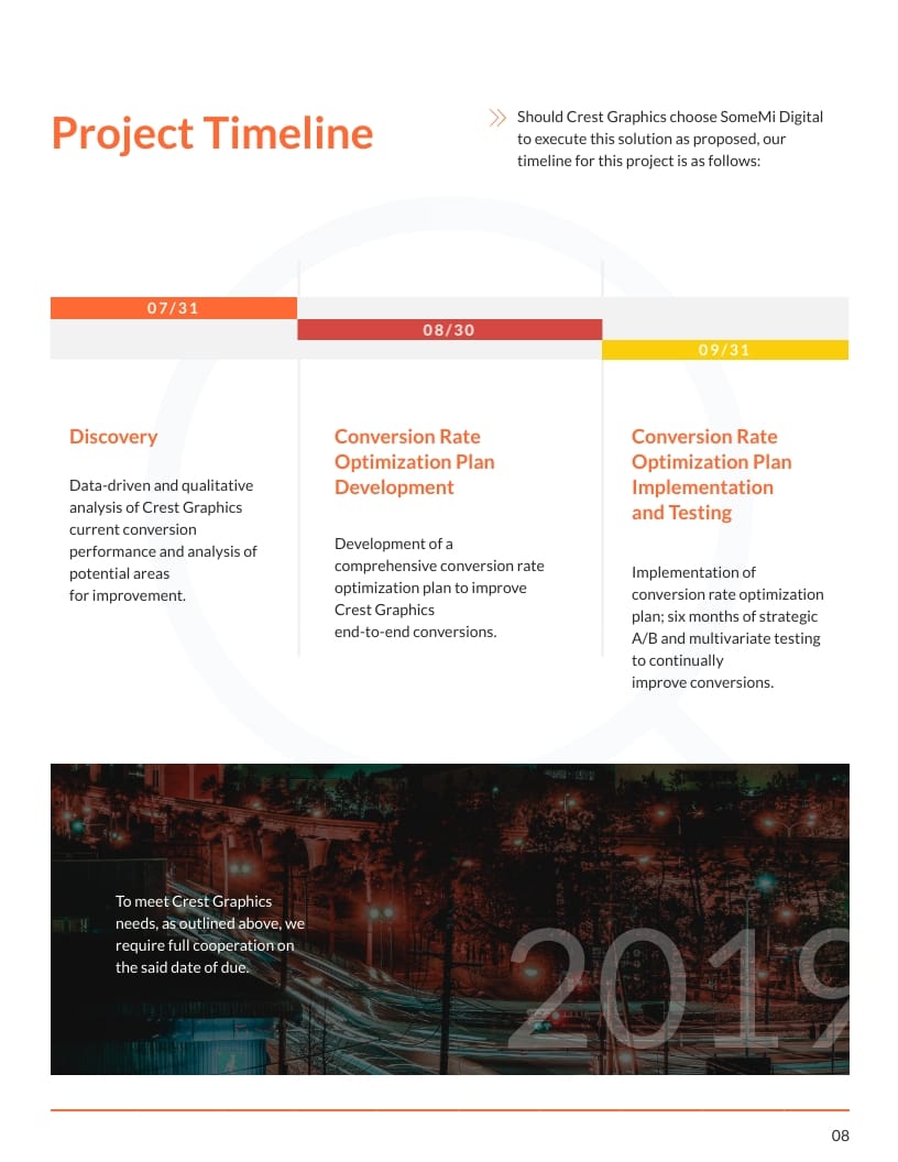 CRO Proposal Template | Visme