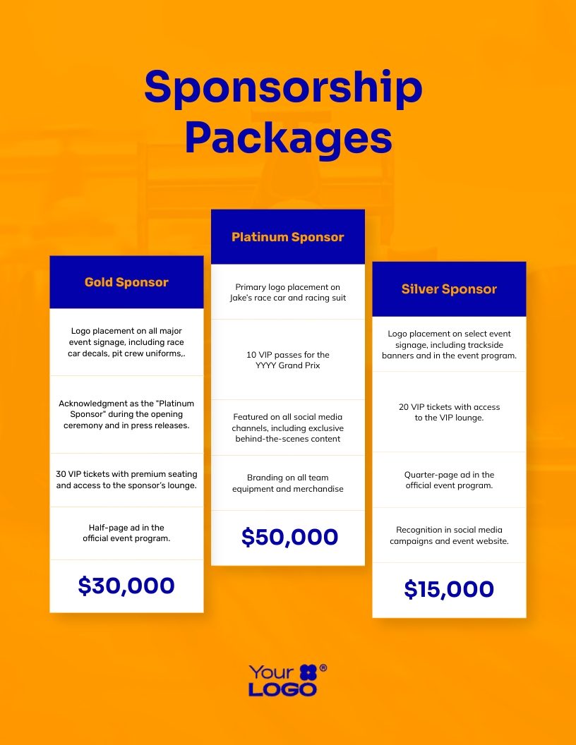 Car Sponsorship Proposal Template | Visme
