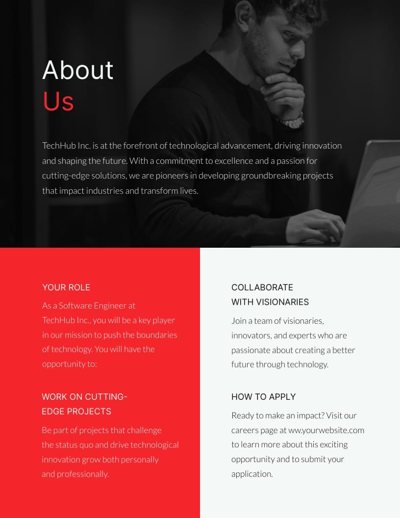 Career Development Magazine Template | Visme